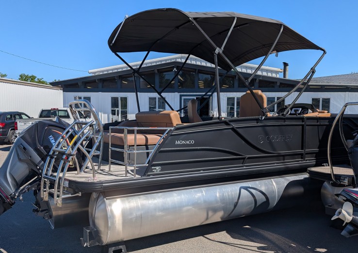 2025 Godfrey MC235SFL Triple Pontoon Boat - Matte Black/Black