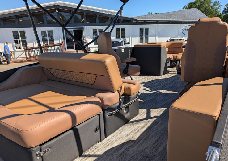 2025 Godfrey MC235SFL Triple Pontoon Boat - Matte Black/Black