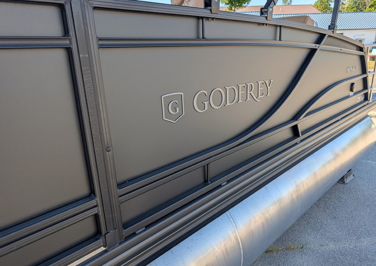 2025 Godfrey MC235SFL Triple Pontoon Boat - Matte Black/Black